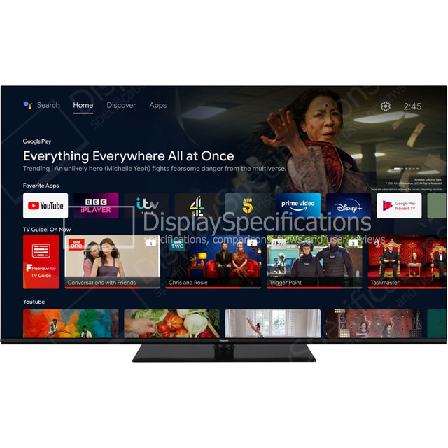41.5" Panasonic TX-42MZ700 - Specifications