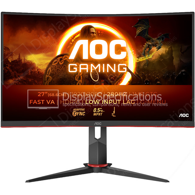 27" AOC C27G2Z3/BK - Specifications