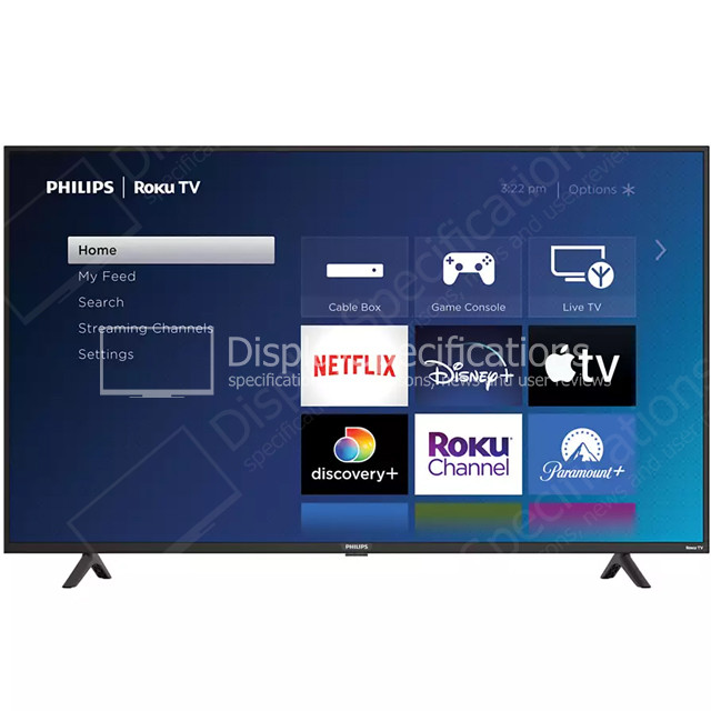 54.6" Philips 55PFL5756 - Specifications