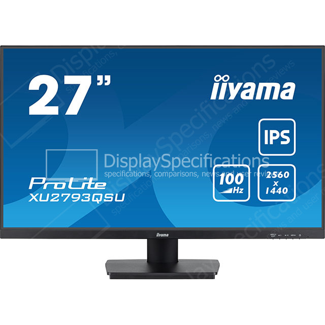 27" Iiyama ProLite XU2793QSU-B7 - Specifications