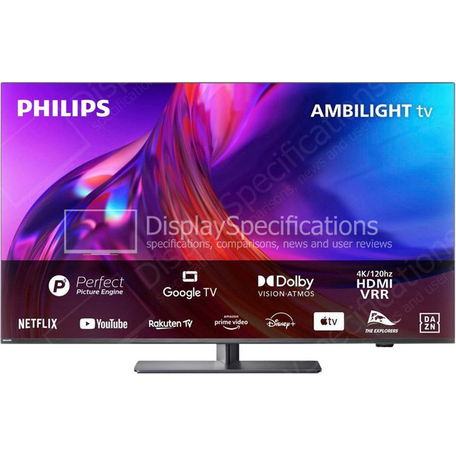 54.6" Philips 55PUS8808/12 - Specifications