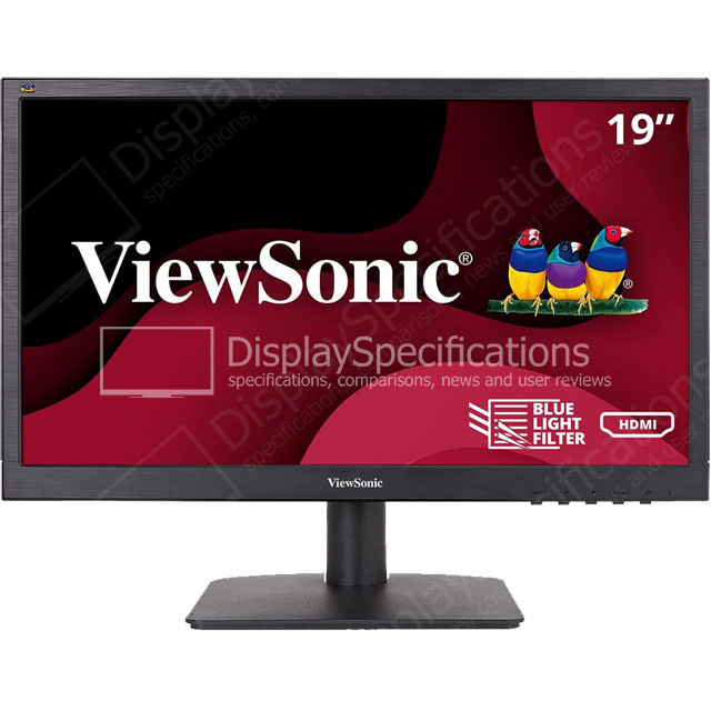 18.5" ViewSonic VA1903h - Specifications