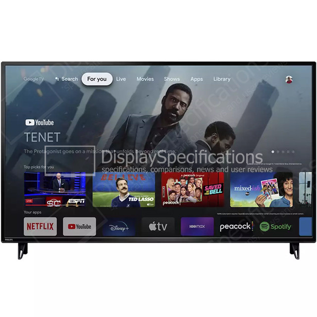 74.5" Philips 75PUL7552 - Specifications