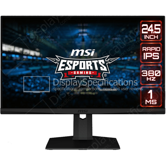 24.5" MSI G253PF - Specifications