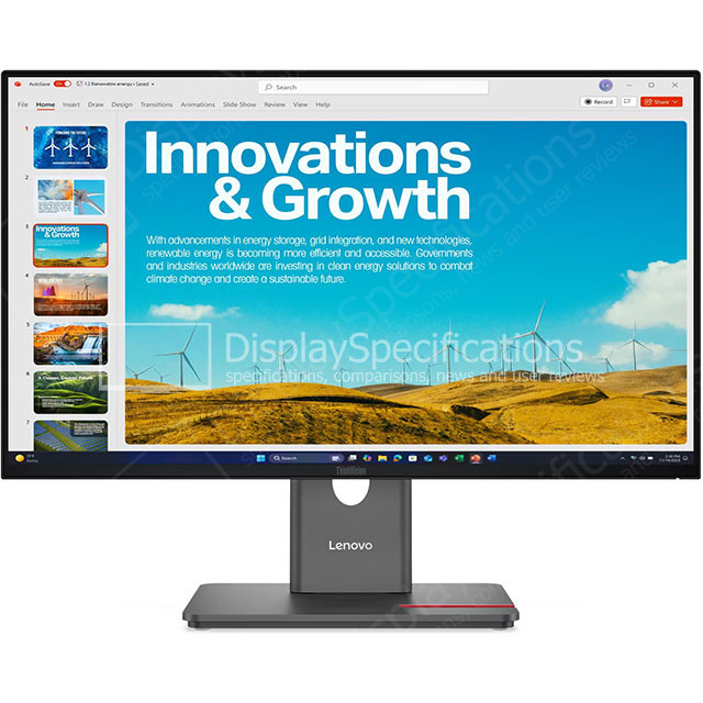 23.8" Lenovo ThinkVision P24QD-40 - Specifications