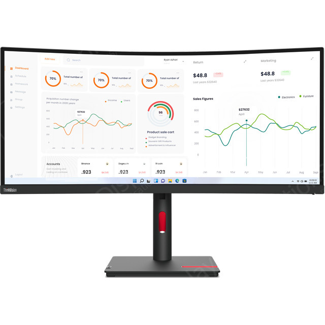 34" Lenovo ThinkVision T34w-30 - Specifications