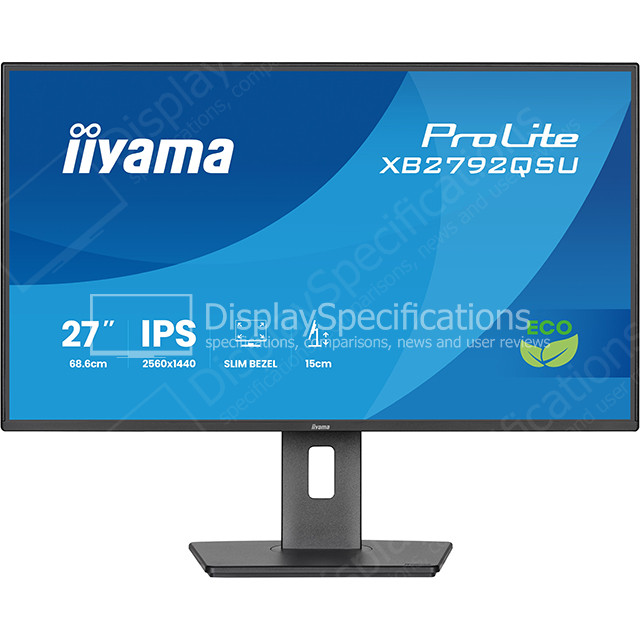 27" Iiyama ProLite XB2792QSU-B1 - Specifications