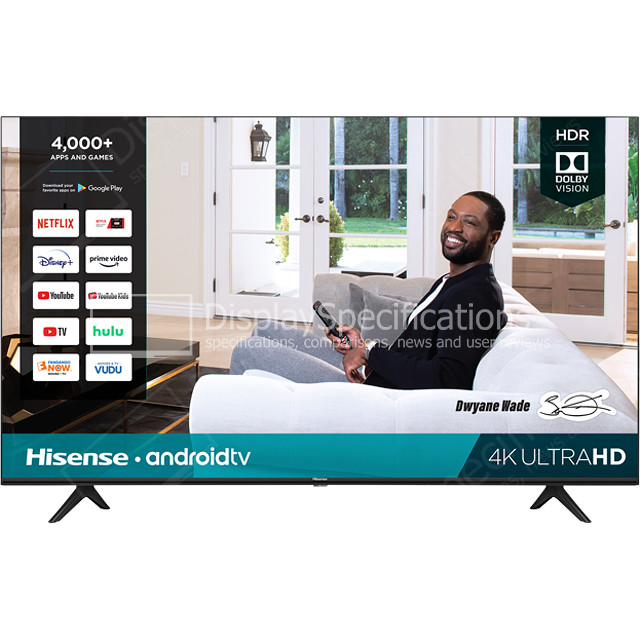 69.5" Hisense 70H6570G - Specifications