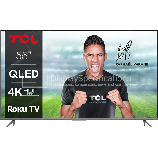 54.6" TCL 55RC630 - Specifications