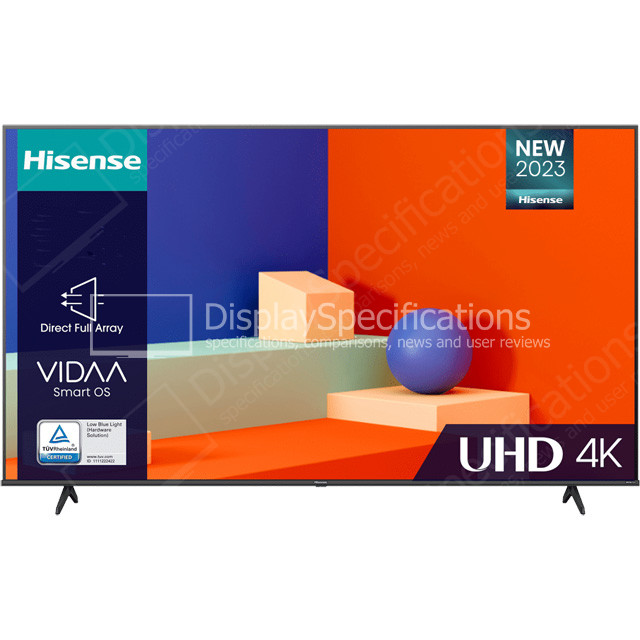 69.5" Hisense 70A6K - Specifications