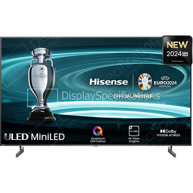 64.5" Hisense 65U6NQ - Specifications
