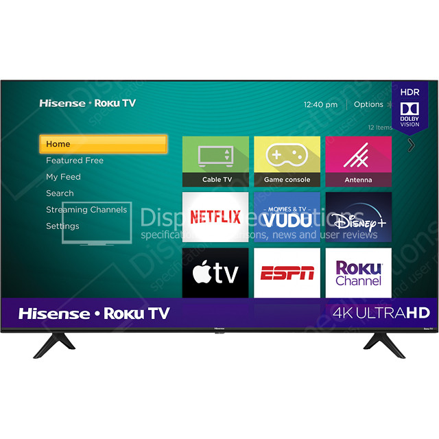 42.5" Hisense 43R6E3 - Specifications