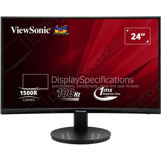 23.6" ViewSonic VA2416C - Specifications
