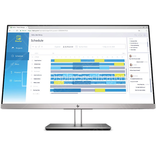 27" HP EliteDisplay E273d - Specifications