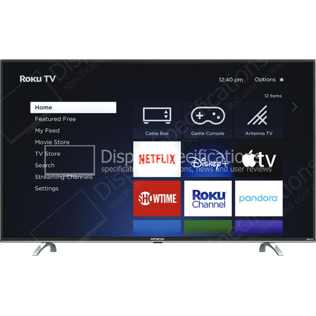 54.6" Hitachi 55R83 - Specifications