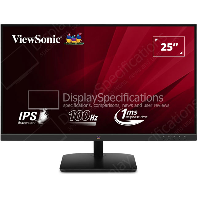 24.5" ViewSonic VA2532-H - Specifications