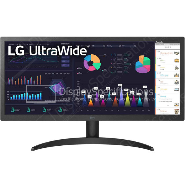 25.7" LG 26WQ500 - Specifications