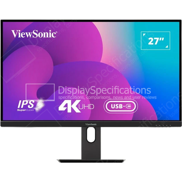 27" ViewSonic VX2762U-4K - Specifications