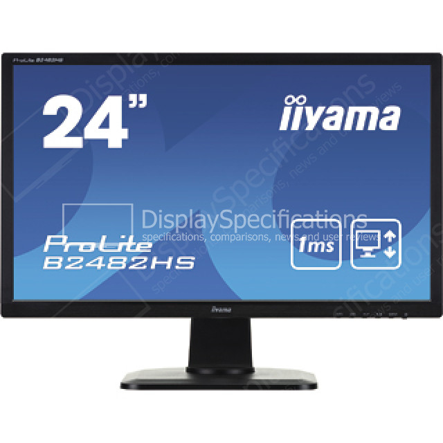 24" Iiyama ProLite B2482HS-B1 - Specifications