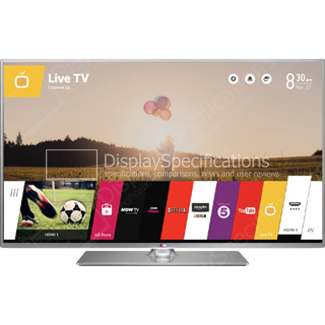 38.5" LG 39LB650V - Specifications