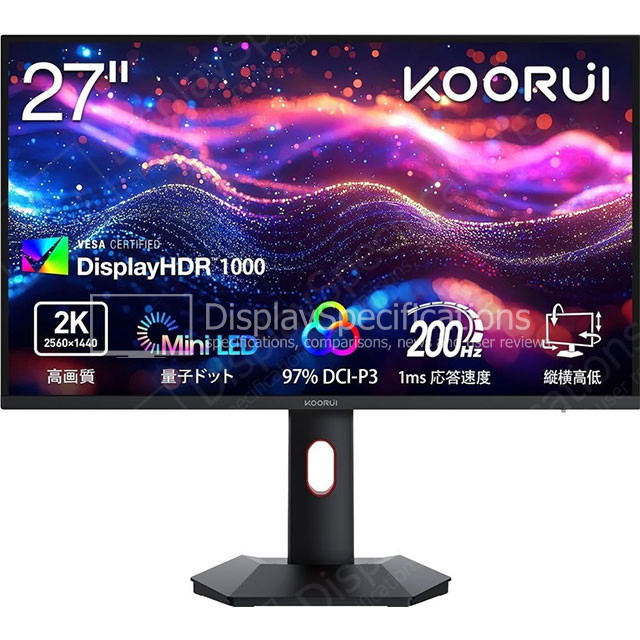 27" KOORUI S2721PM - Specifications