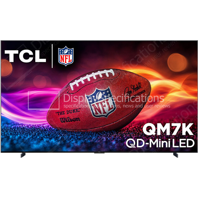 114.48" TCL 115QM7K - Specifications