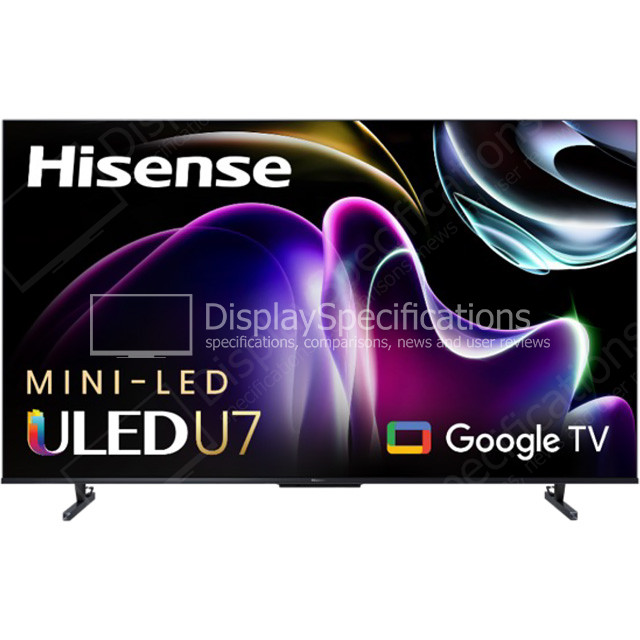 84.6" Hisense 85U75K USA - Specifications