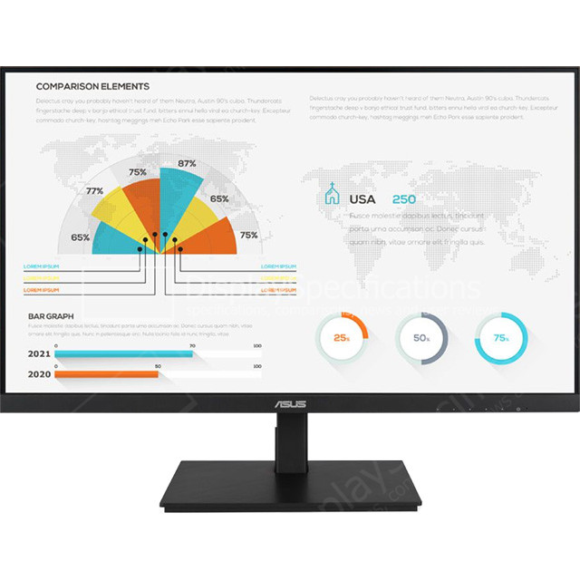 27" Asus VA27DQSB - Specifications