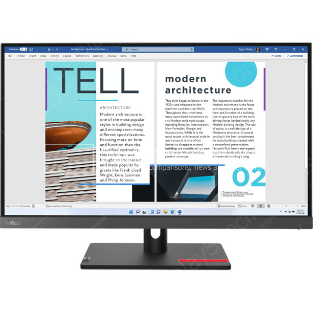 24.5" Lenovo ThinkVision S25e-30 - Specifications