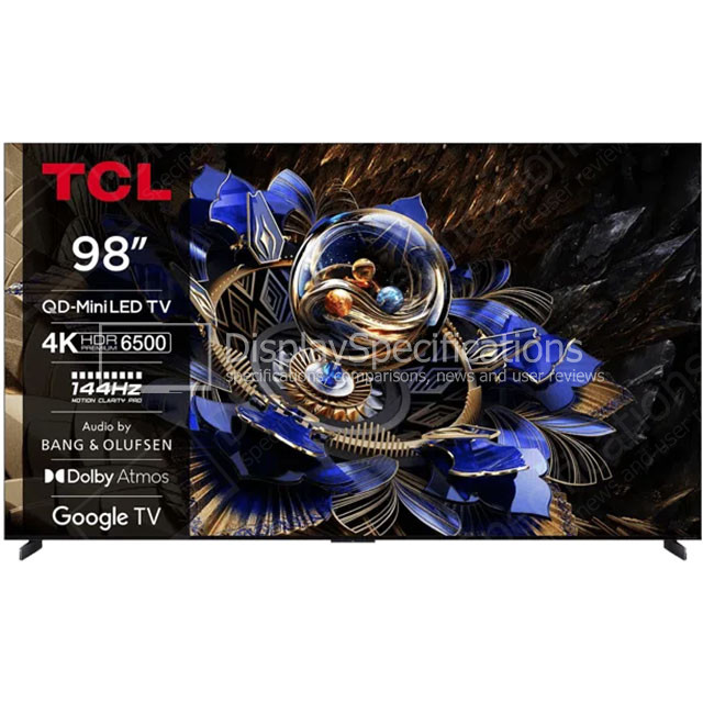 97.5" TCL 98X11K - Specifications
