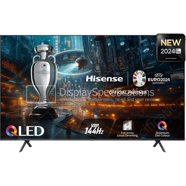 54.5" Hisense 55E7NQ Pro - Technischen Daten und Spezifikationen