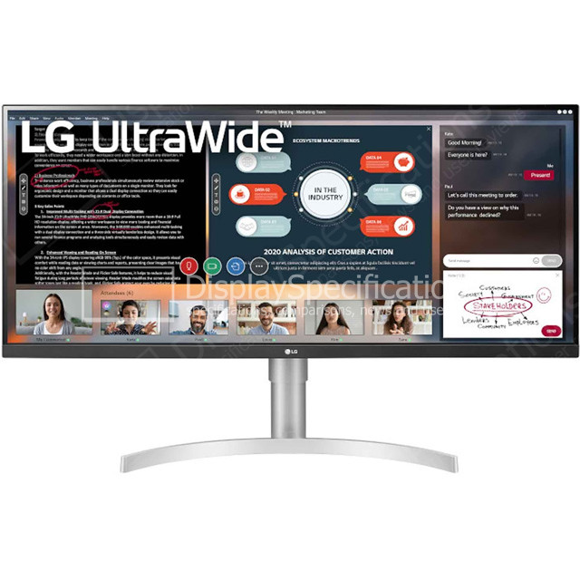 34" LG 34BN670 - Power consumption