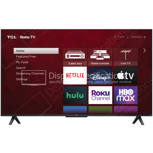 42.5" TCL 43S451 - Specifications