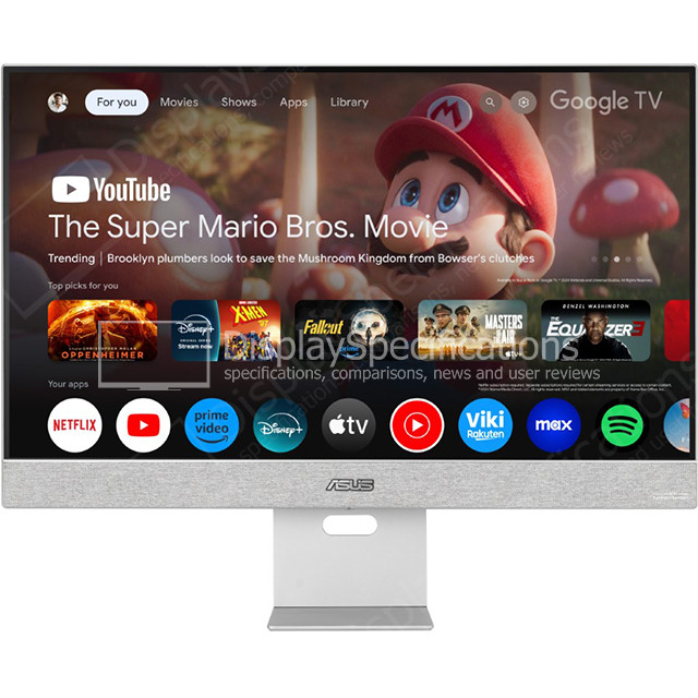 27" Asus ZenScreen Smart MS27UC - Specifications