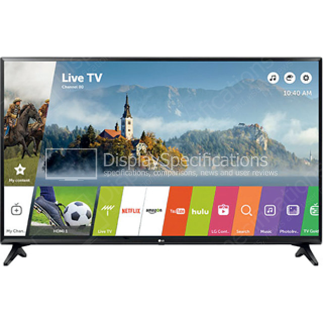 42.5" LG 43LJ500M - Specifications