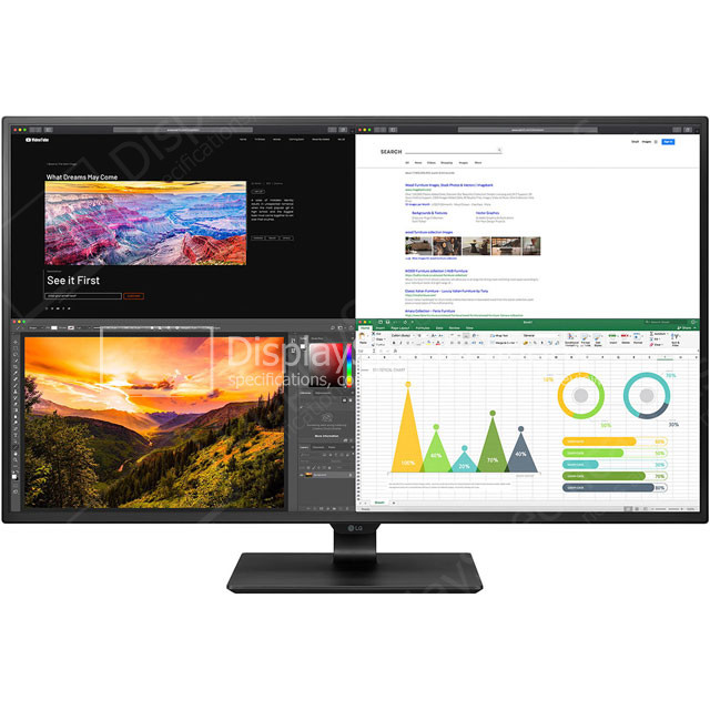 42.5" LG 43UN700P - Specifications