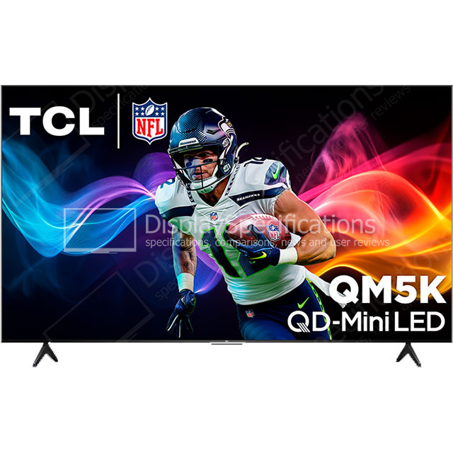 84.6" TCL 85QM5K - Specifications