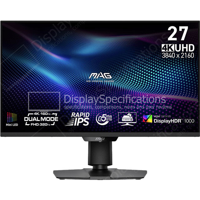 27" MSI MAG 274UPDF E16M - Specifications
