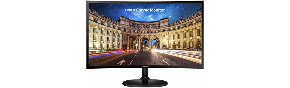 Samsung announced two curved monitors with 24" and 27" displays