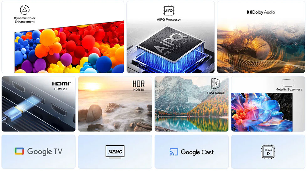 TCL P6K a.k.a. TCL V6C specifications and features (2025 TCL 4K HDR TVs)