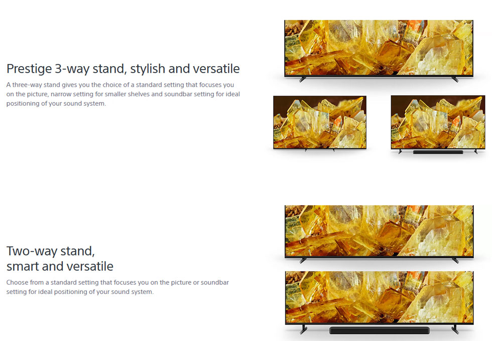 Sony X90L 4K Bravia XR TVs with FALD - specifications and features