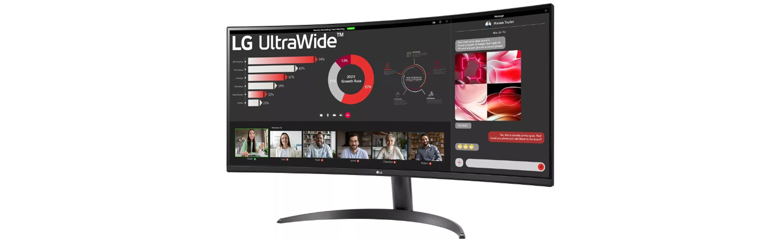 LG 34WR50QC goes official with a 34" curved, ultra-wide VA display