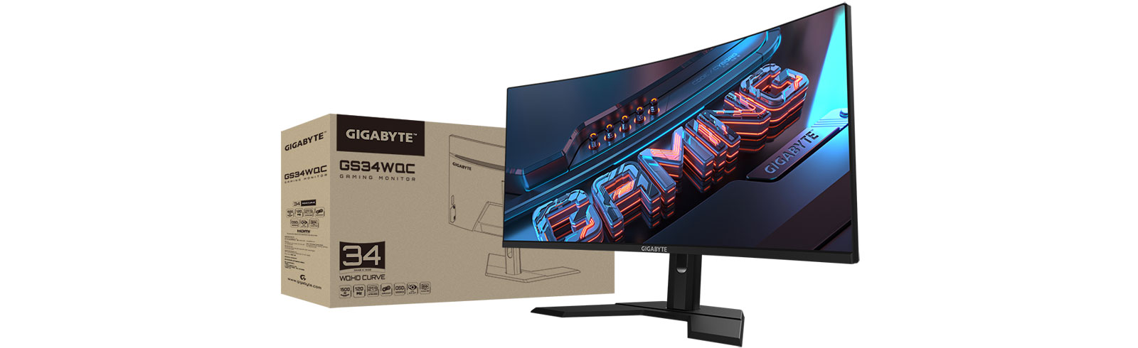 Gigabyte GS34WQC is unveiled with an ultra-wide QHD resolution, 135Hz ...