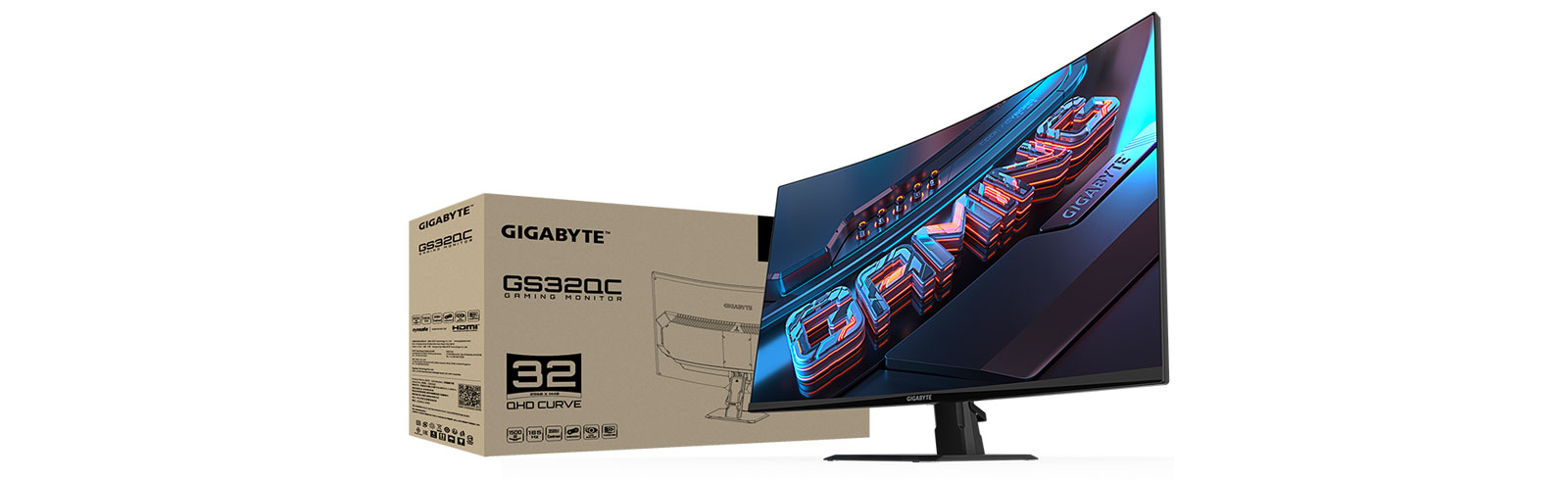 Gigabyte GS32QC is unveiled with a 170Hz 31.5" QHD curved VA display