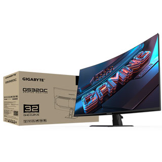 Gigabyte GS27QC with a 27" SuperSpeed VA display, QHD resolution and a ...