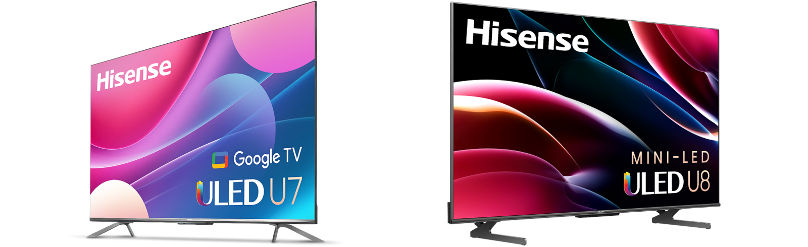 Hisense U7H and Hisense U8H NEXTGEN TVs for the USA market available now