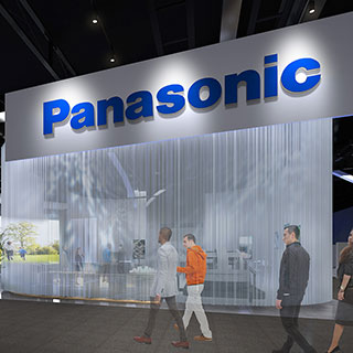 Panasonic W95B Mini LED TVs with Fire TV are presented at CES 2025