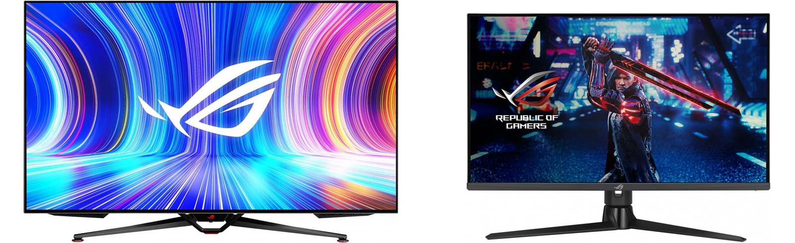 Asus ROG Swift PG27UQR and ROG Strix XG32AQ debut at Gamescom 2022