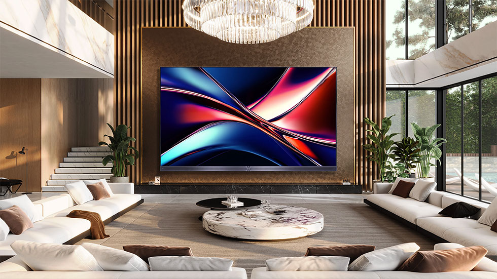 Hisense 116UX TriChroma Mini-LED TV unveiled at CES 2025