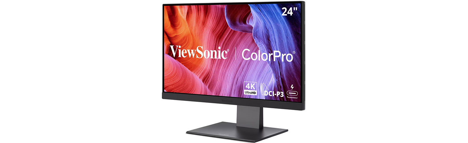 ViewSonic VP2488-4K is a 24" 4K IPS MAC-ready monitor for professionals